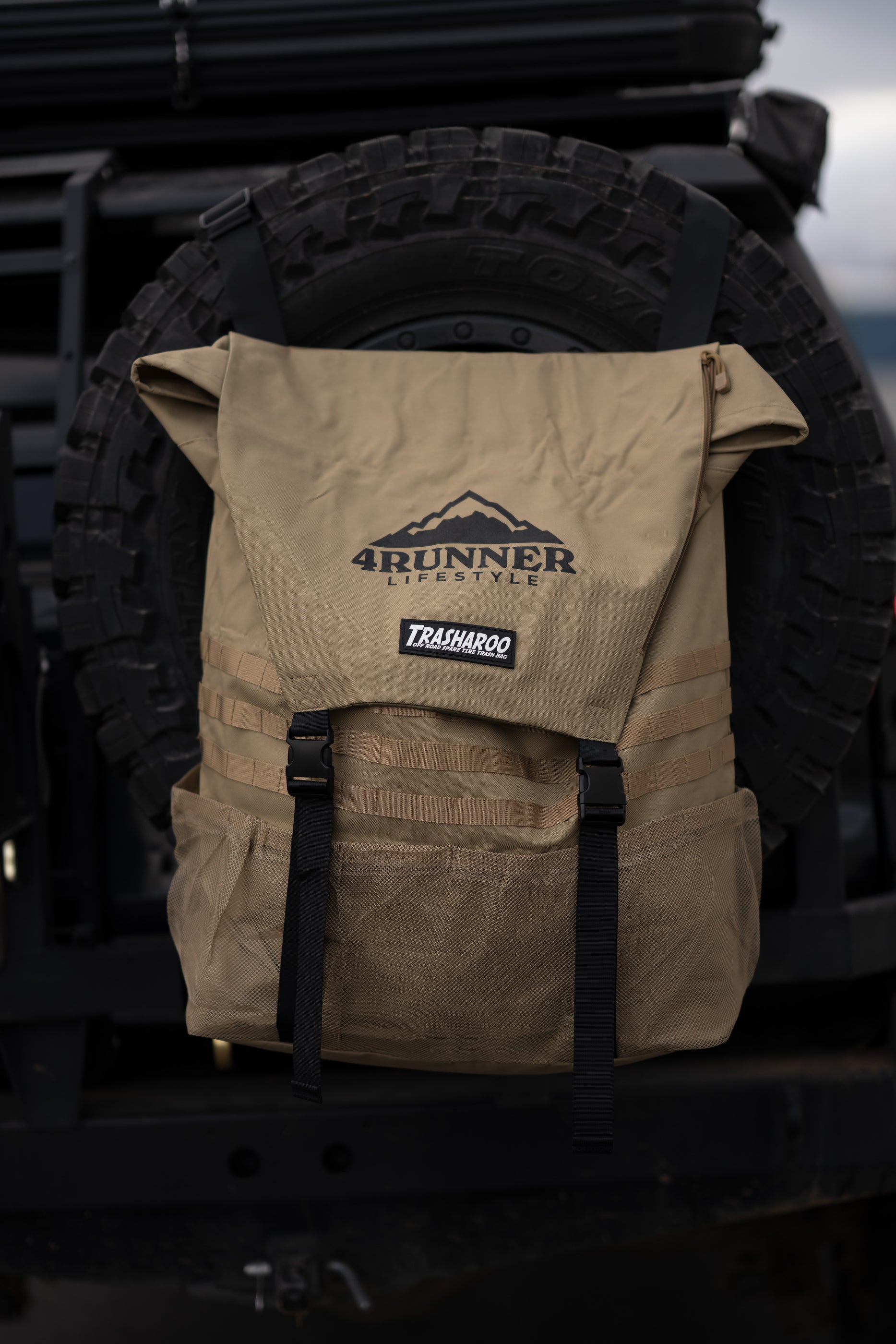 Trasharoo Spare Tire Trash Bag Tan — 4Runner Lifestyle