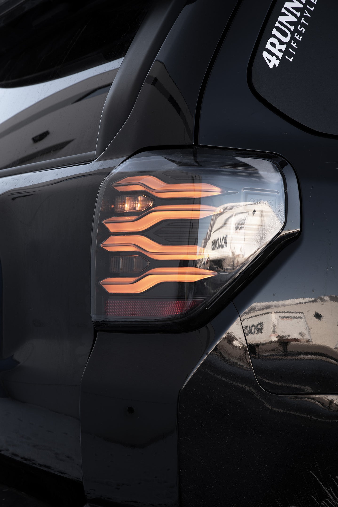 AlphaRex LUXX-Series Alpha Black LED Tail Lights For 4Runner (2010-202 ...