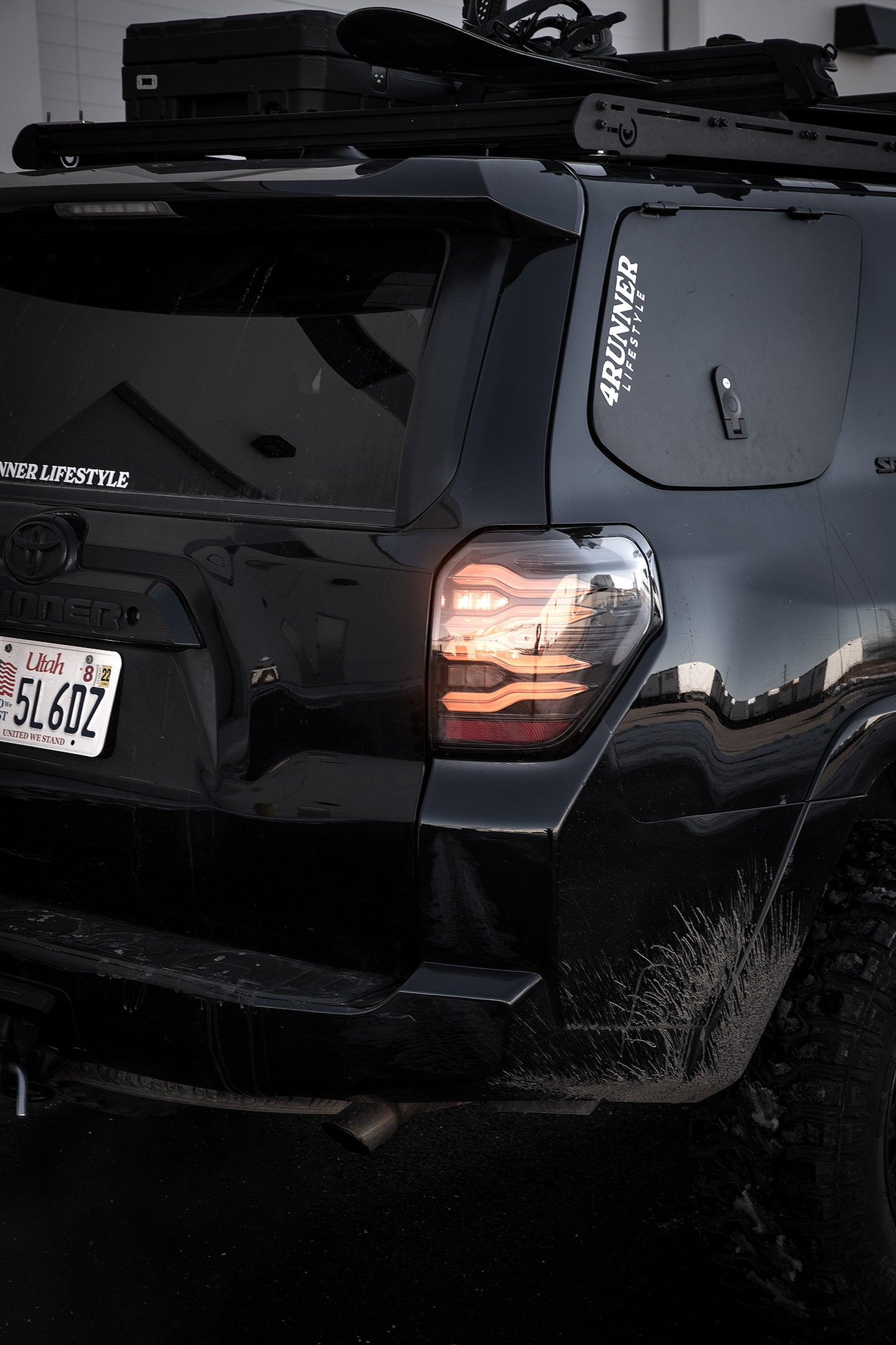 AlphaRex LUXX-Series Alpha Black LED Tail Lights For 4Runner (2010-202 ...