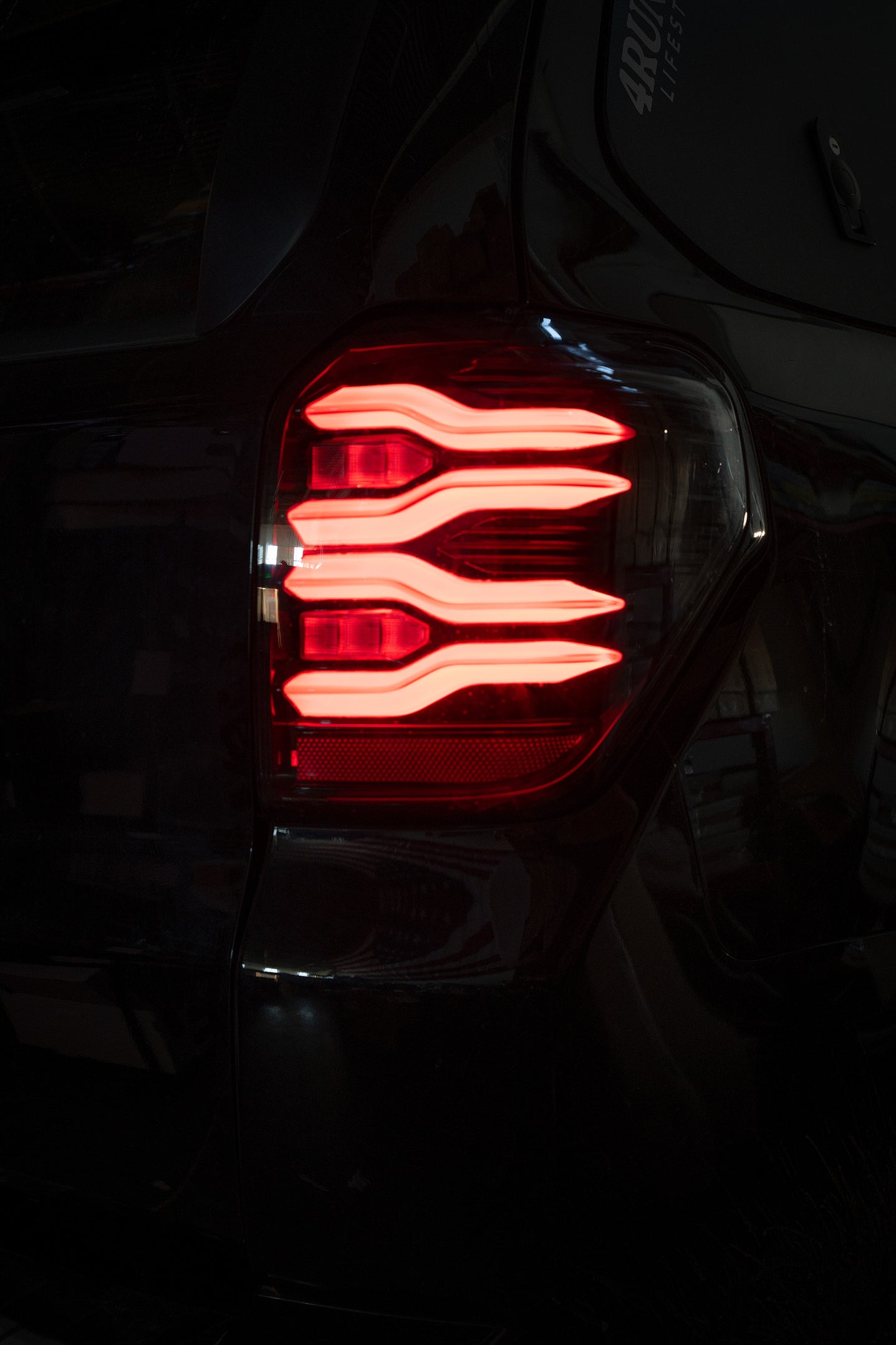 AlphaRex LUXX-Series Alpha Black LED Tail Lights For 4Runner (2010-202 ...