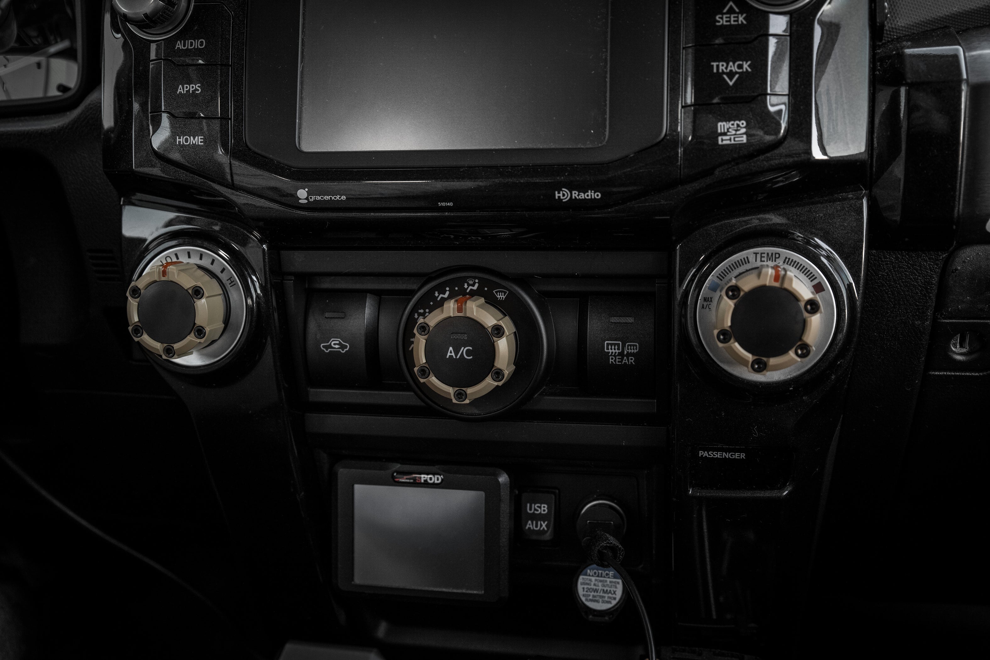 AJT Design Climate & Radio Knobs For 4Runner (2010-2024) — 4Runner ...