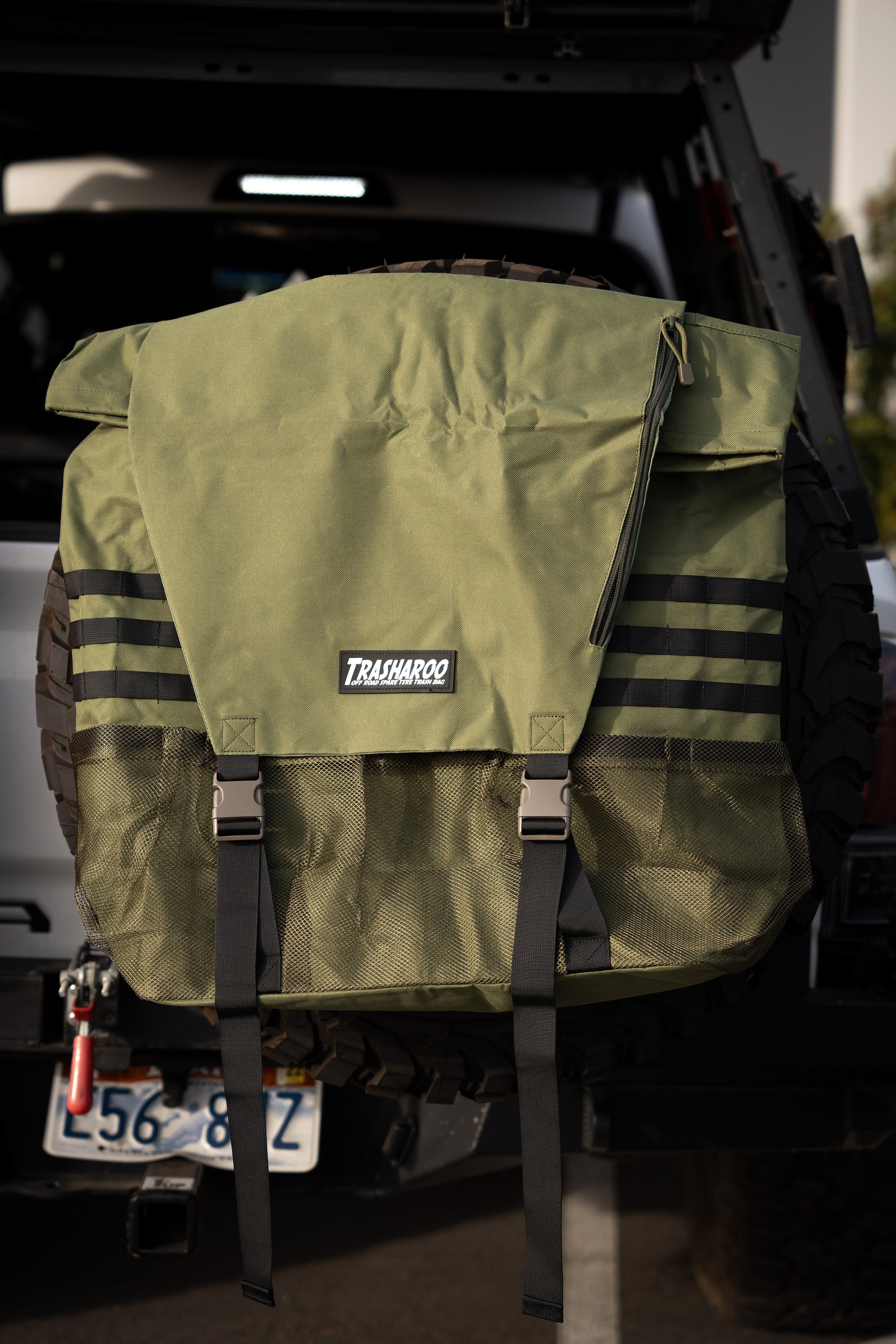 Trasharoo Spare Tire Trash Bag Green — 4Runner Lifestyle