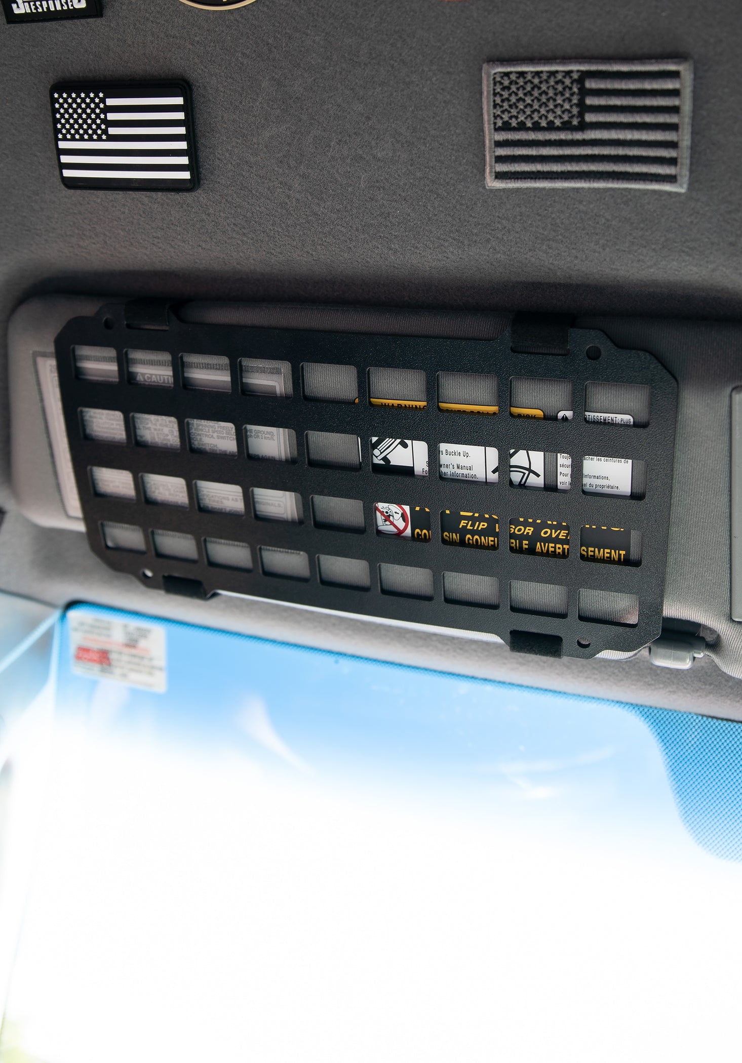 Tactical Sun Visor Molle Panel — 4Runner Lifestyle