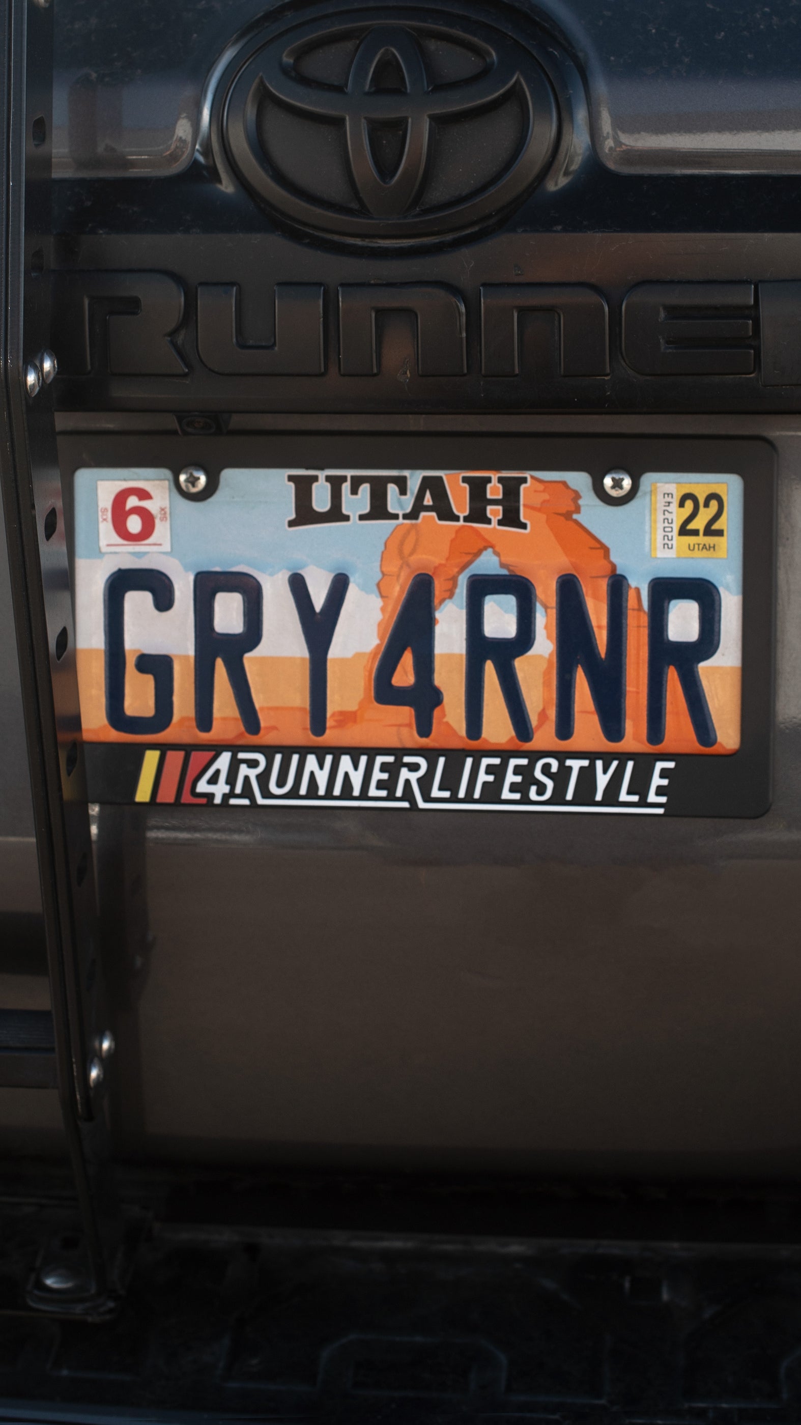 4Runner Lifestyle Heritage License Plate Frame For 4Runner (1996-2025)