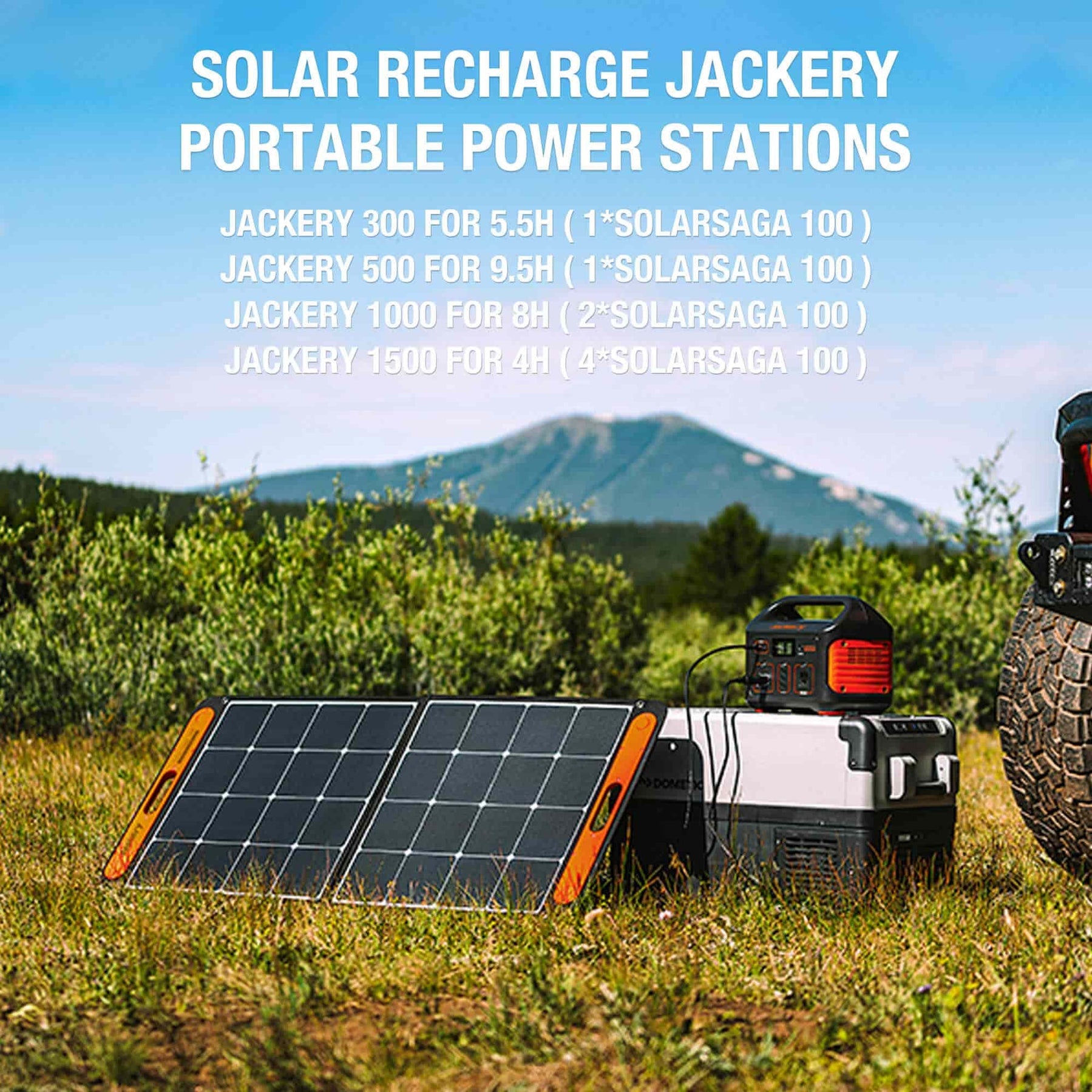 Jackery SolarSaga 100W Solar Panel — 4Runner Lifestyle