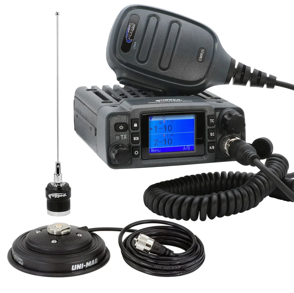 Rugged GMR25 Waterproof GMRS Band Mobile Radio w/ Antenna — 4Runner ...