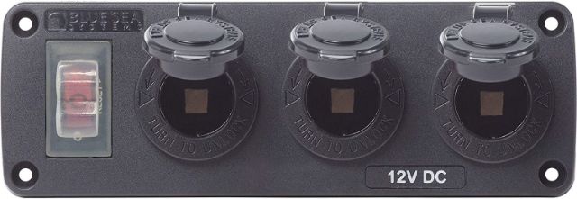 Genesis Offroad Three Socket Accessory Panel — 4Runner Lifestyle